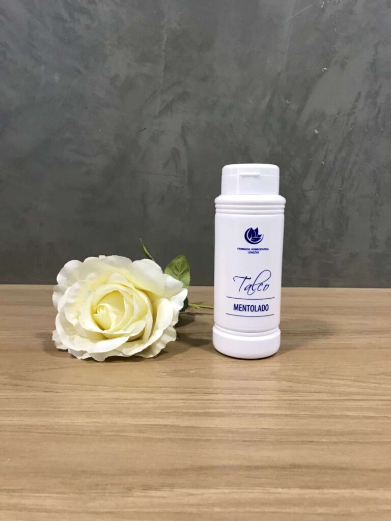Talco Mentolado 100g - Farmacia Homeopatica Lençois Paulista